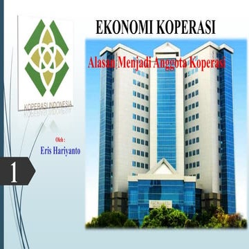 Ekonomi koperasi by eris | PPT