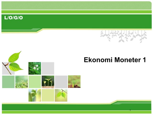 Ekonomi moneter ppt | PPT