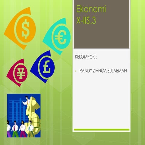 Pengertian Ilmu Ekonomi | PPTX