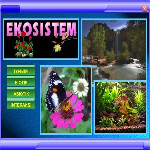 EKOSISTEM kesatuan dinamis makhluk hidup.ppt