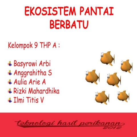 Ekositem pantai berbatu | PPTX