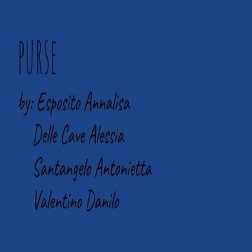 Purse | PPTX