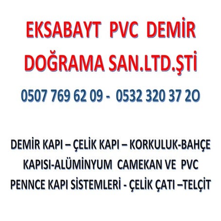 tevfik bey mahallesi demir doğrama kaynak | PDF