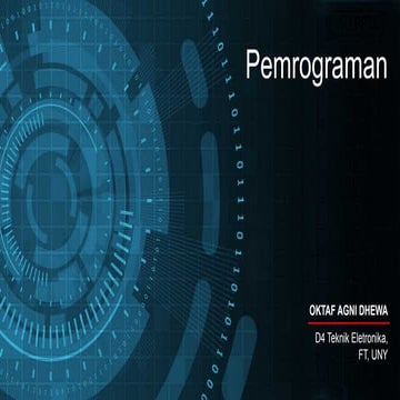 Eksperimen Pemrograman - Pertemuan 1.pptx