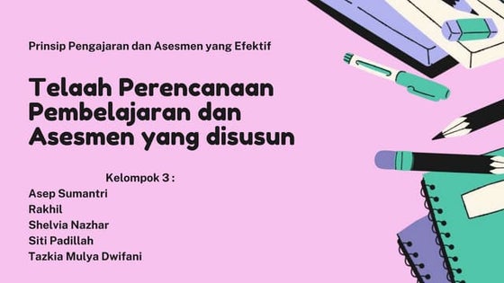 Contoh RPP menggunakan Framework UbD | PPT