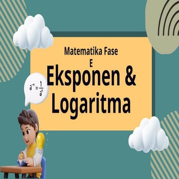 Eksponen Dan Logaritma Presentasi Edukasi Hijau Kuning Abstrak 1 Pptx