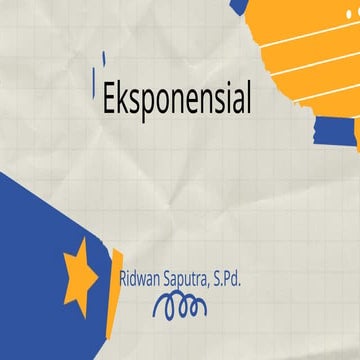 Matematika Materi Eksponensial Kelas 10 Pptx