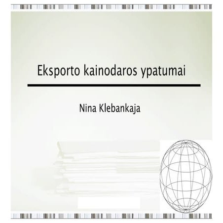 Nina Klebanskaja, UAB „TMD Partners“ konsultantė | PPT