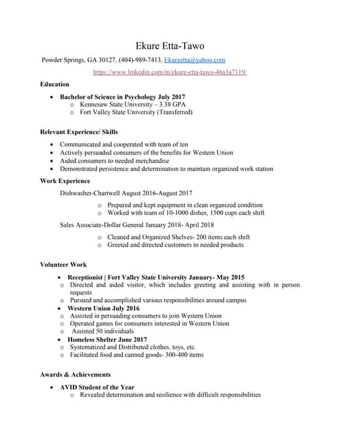 Tapscott resume | PDF