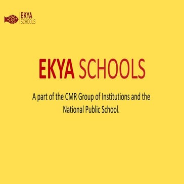 Ekya Top Schools in Bangalore | PPTX