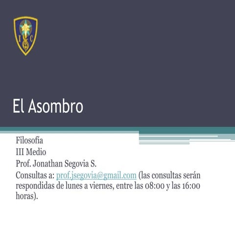 El-asombro.Que es la filosofia de elpptx | PPTX