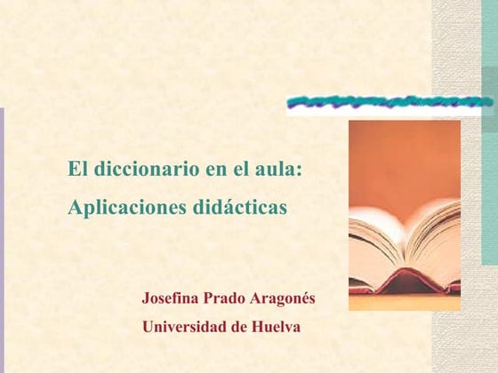 Cuaderno de trabajo para trabajar con el diccionario | PDF