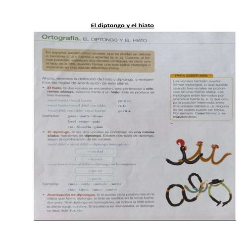 Prueba de hiatos y diptongos | DOCX