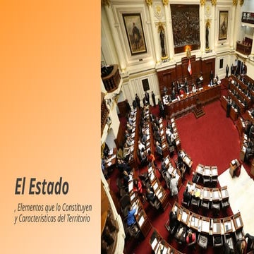 El estado y sus elementos Cada uno de los elementos constitutivos, por ...