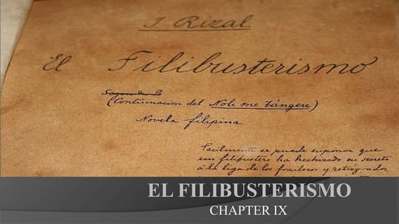 El Filibusterismo Noli Me Tangere 2 By Jos Rizal EL FILIBUSTERISMO AND