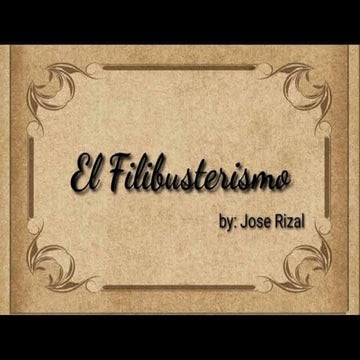 Chapter 19 El Filibusterismo Published in Ghent | PPT