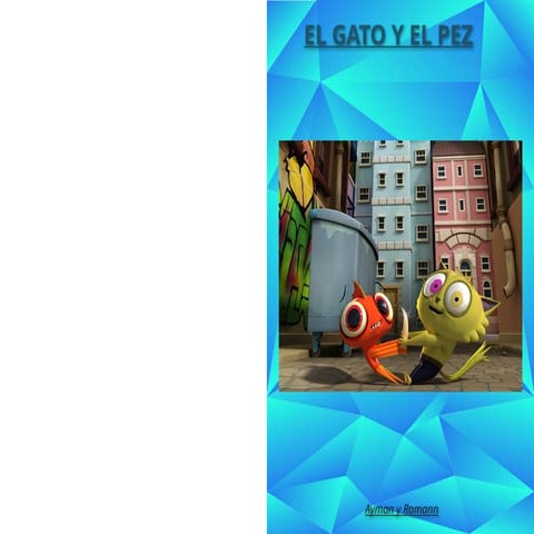 El gato y el pez - cuento ilustrado color | PPT