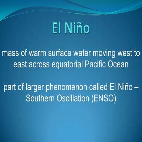 El niño | PPTX