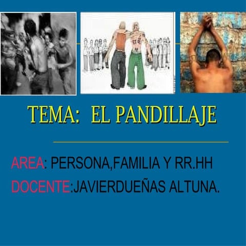 El Pandillaje | PPT