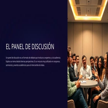 el panel, elementos y caracteristicas y ejemplos | PPTX