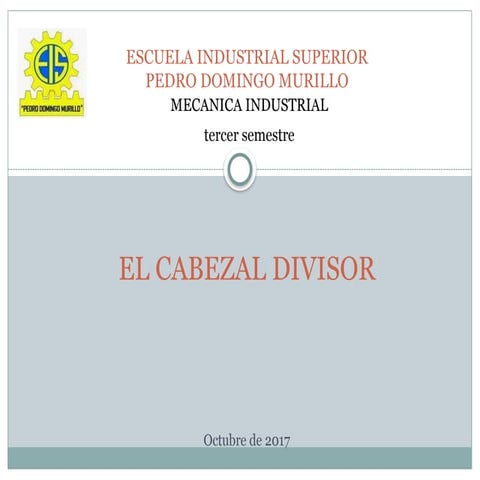 el. - plato. - torno divisor .pptx