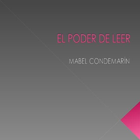 El Poder De Leer | PPT