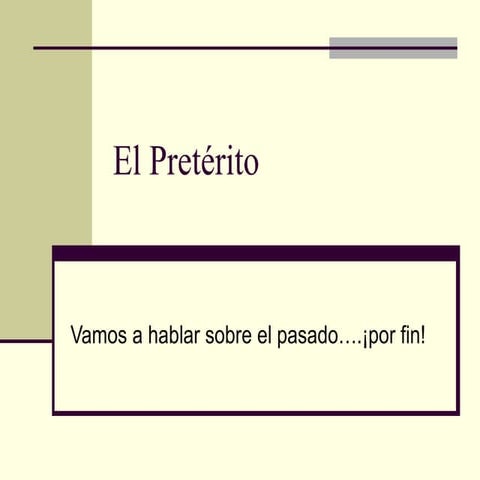 Past tense | PPT