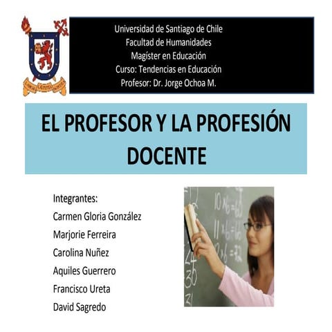 El Profesor Y La ProfesióN Docente | PPT