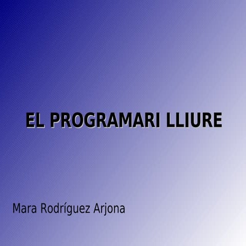 El Programari Lliure | ODP