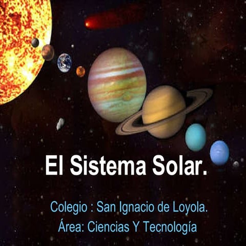 El Sistema Solar2 | PPT
