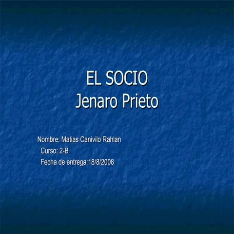 [El Socio] | PPT