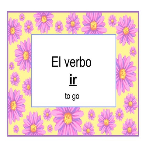 El verbo 'Ir' | PPT