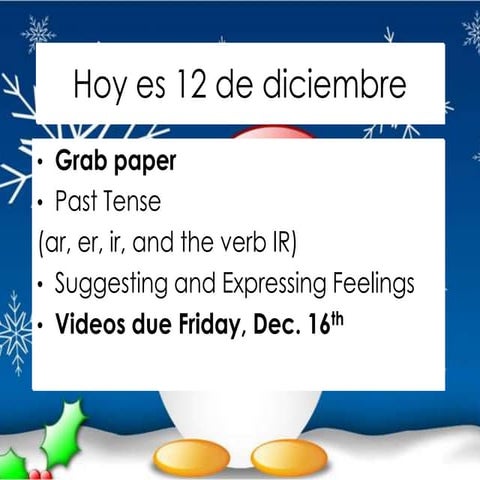 El 12 de diciembre | PPTX