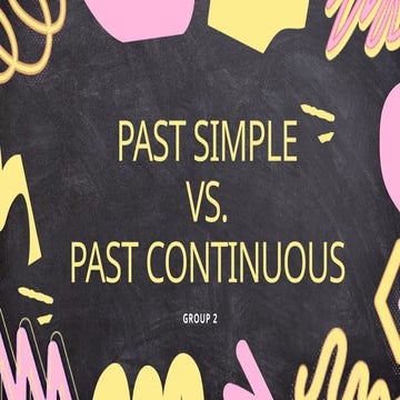 Simple Past And Past Continuous Pptxxxxx Pptx