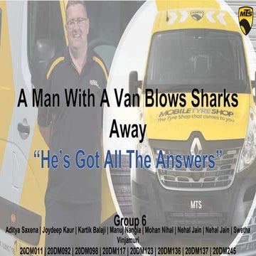 A Man With A Van Blows Sharks Away “He’s Got All The Answers” | PPT