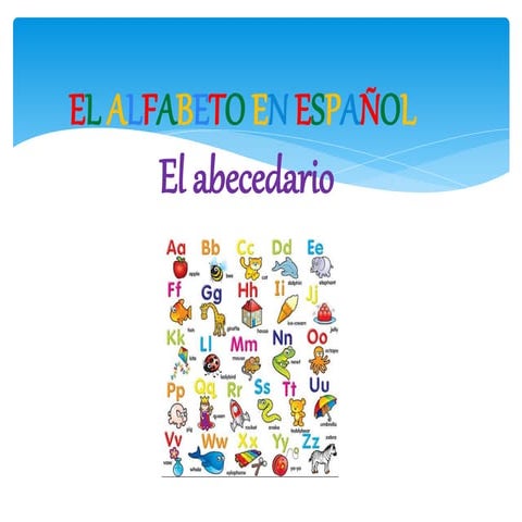 El abecedario | PPTX