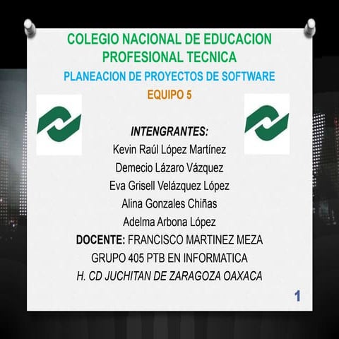 Elaboración de la propuesta del proyecto 1 | PPTX | Technology & Computing