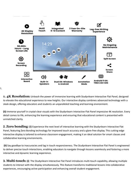 Interactive Flat Panel: The Future of Education | PDF | Education