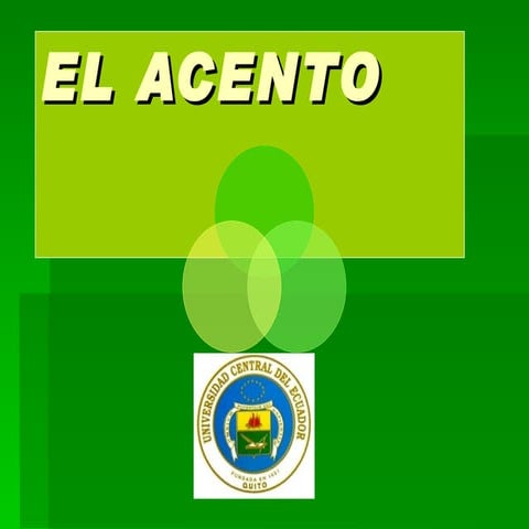 El acento | PPT