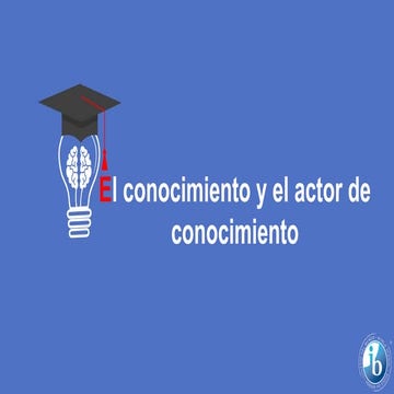 El actor de conoc. Perspectivas sobre el conocimiento personal y ...