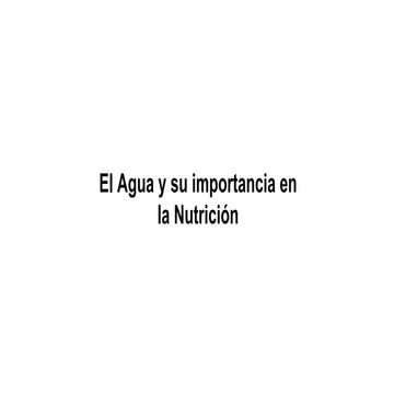El Agua.ppt