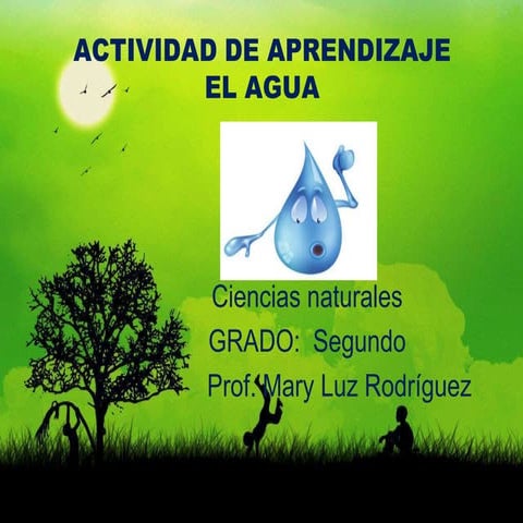 El agua, diapositivas (1) | PPTX