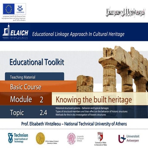 Elaich module 2 topic 2.4 - Historic structural systems | PPT