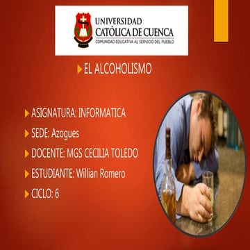 Presentacion educativa de Biologia, Alcohol.pptx