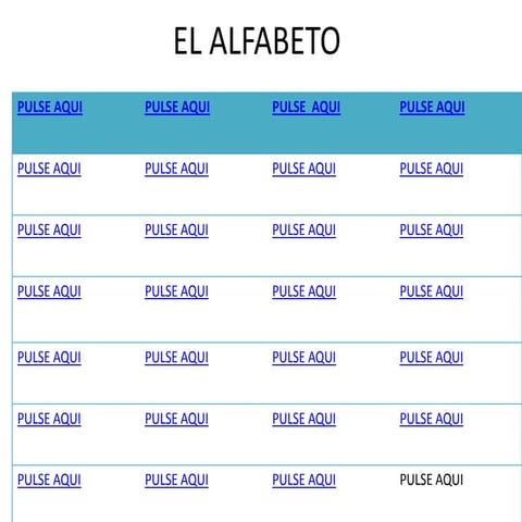El alfabeto | PPTX