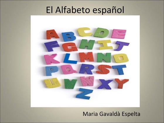 El Alfabeto EspañOl | PPT