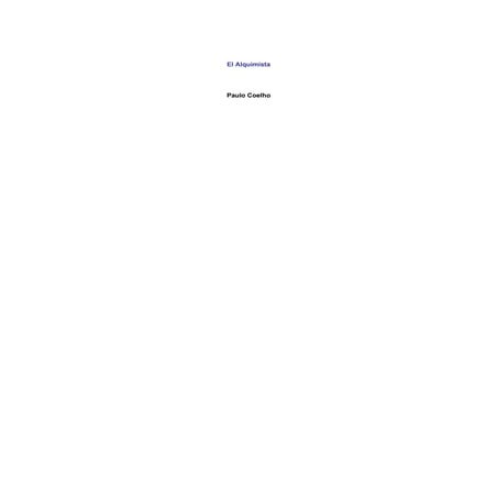 El alquimista | PDF