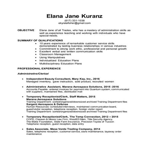 sarah jane cv2 (1) | PDF