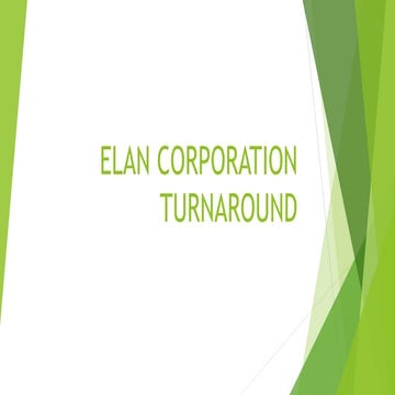 Elan Corporation Turnaround.pptx