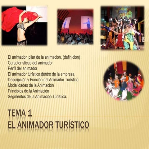 El animador turistico | PPTX